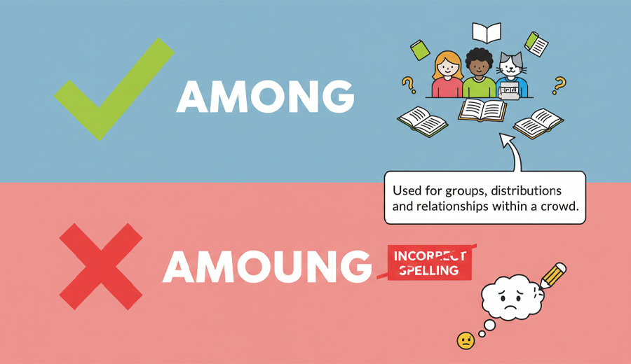 Among vs. Amoung: Mastering Correct Usage in English - englishnotation.com