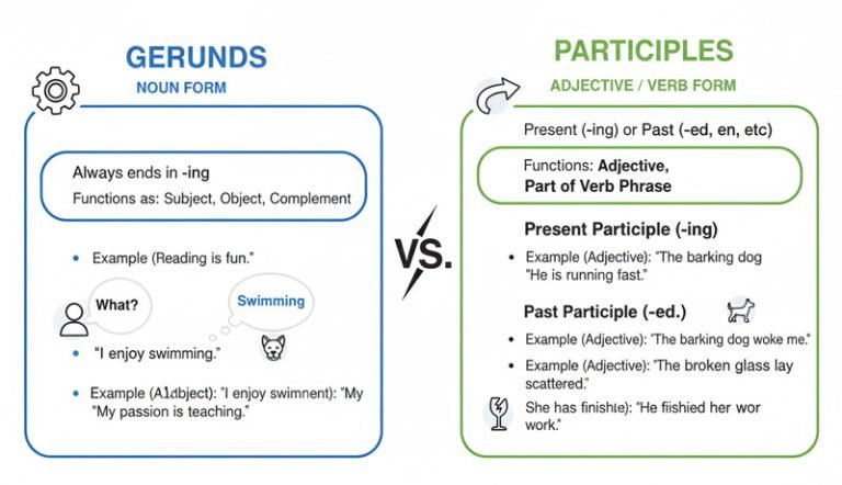 Gerunds vs. Participles: Mastering the Verbals - englishnotation.com